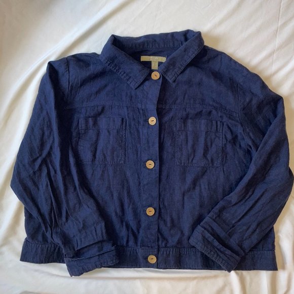 Style & Co. | Tops | Navy Blue Shaket | Poshmark